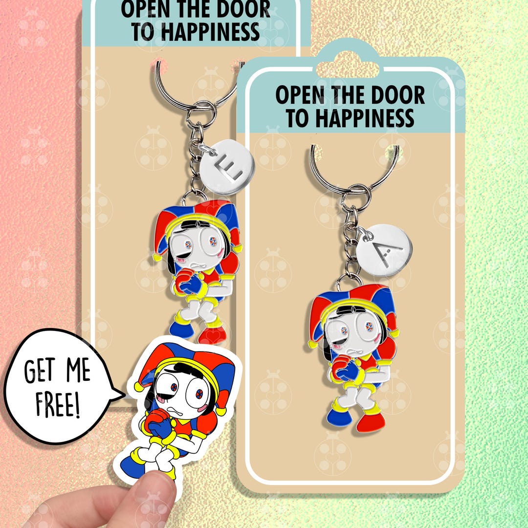Pomni Cute Keychain Gift Best Friends Keychains Amazing Digital Circus ...