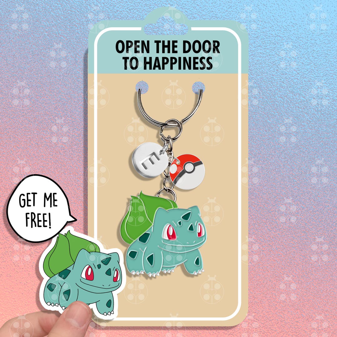 Bulbasaur Cute Keychain Gift Best Friends Keychains Funny Monster ...