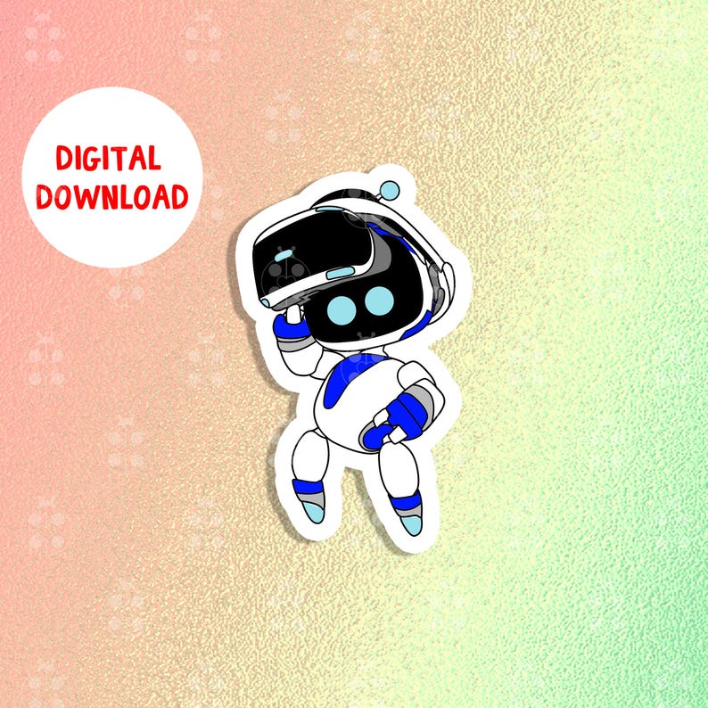 Astro Bot Anime Png Files for Sublimation Kawaii Png Clipart Png ...