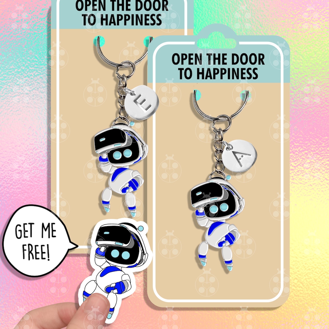 Astro Bot Kawaii Keychain Gift Best Friends Keychains Robot Games ...