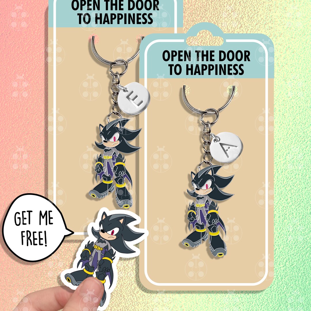 Shadow Hedgehog Cute Keychain Gift Best Friends Keychains Superheroes ...