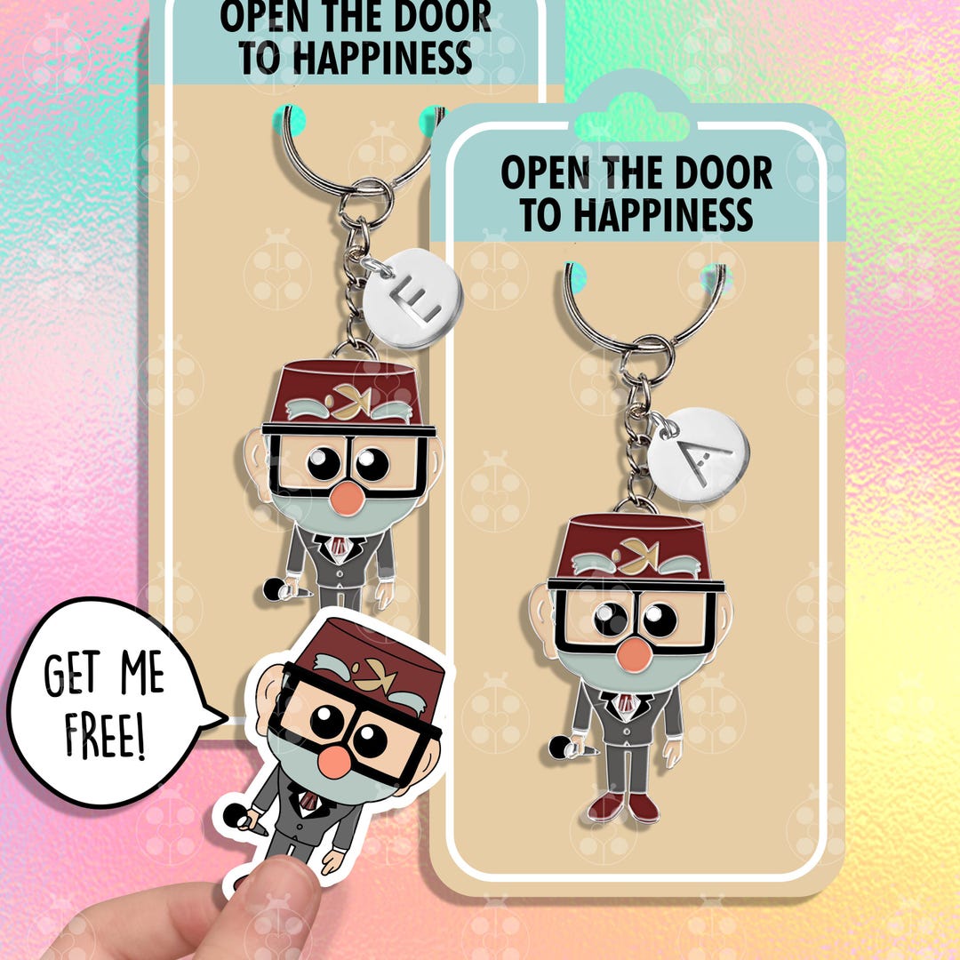 Stan Pines Kawaii Keychain Gift Best Friends Keychains Gravity Falls ...