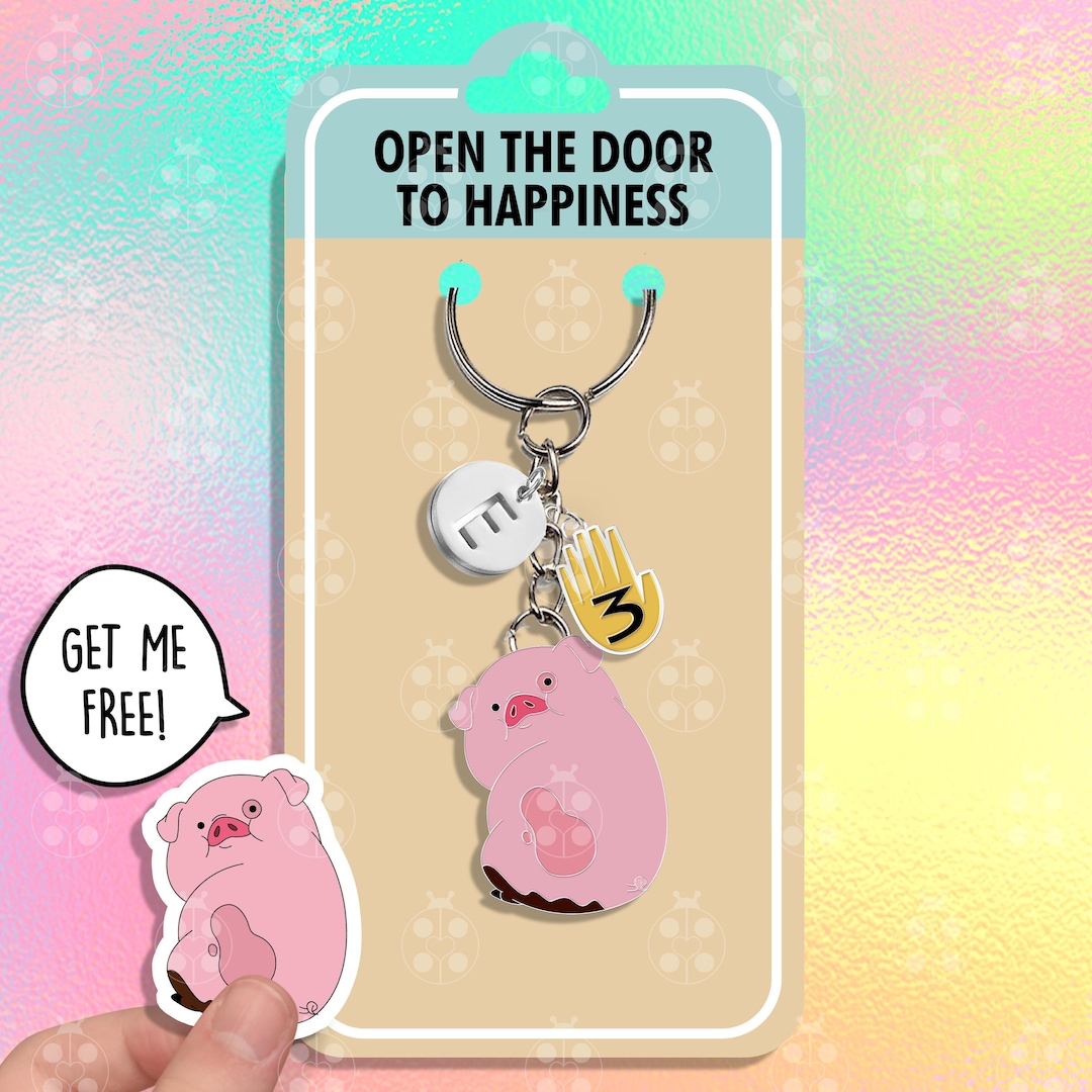Waddles Kawaii Keychain Gift Best Friends Keychains Gravity Falls ...