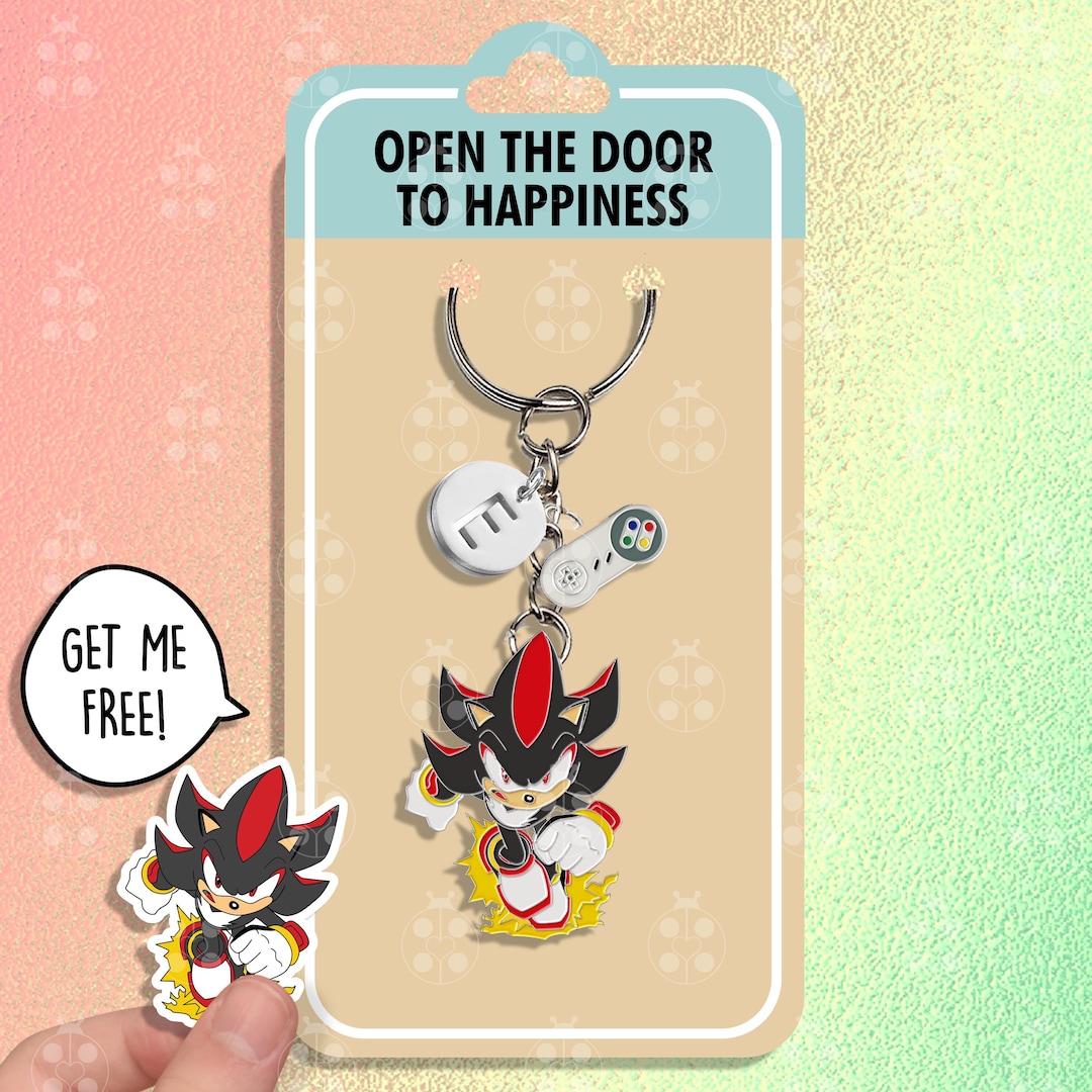 Shadow Hedgehog Game Keychain Gift Best Friends Keychains Game Hedgehog ...
