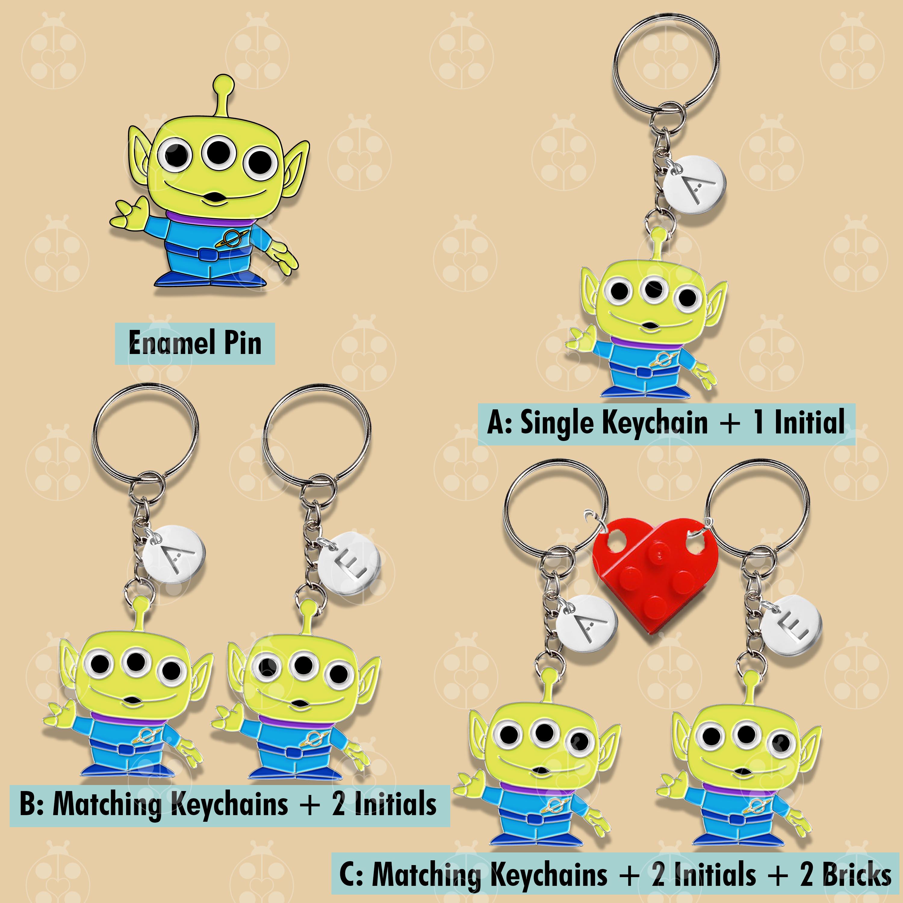 Toy Story Alien Kawaii Keychain Gift Best Friends Keychains Toy Story ...