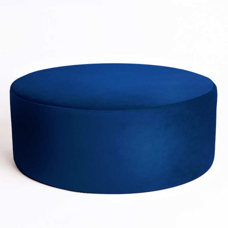 Blue Pouf - Etsy