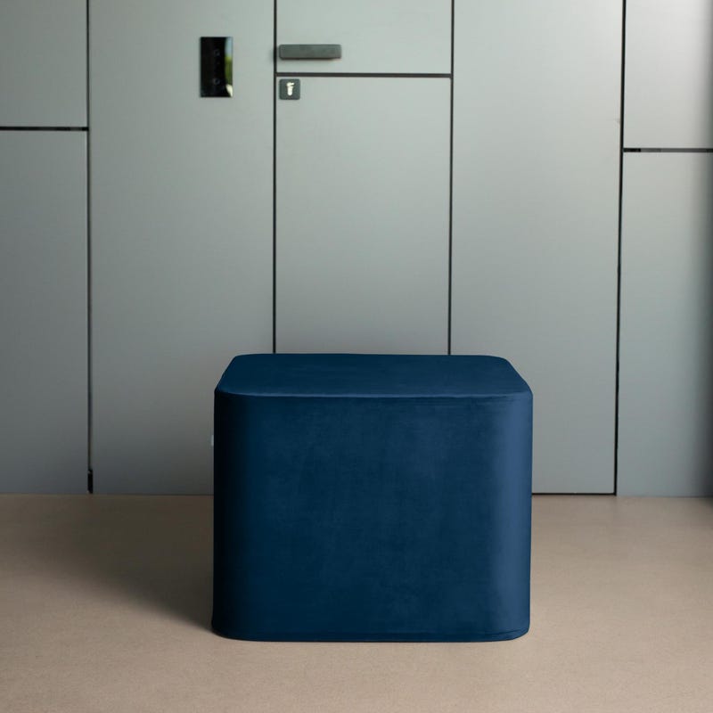 Navy Blue Pouf - Etsy