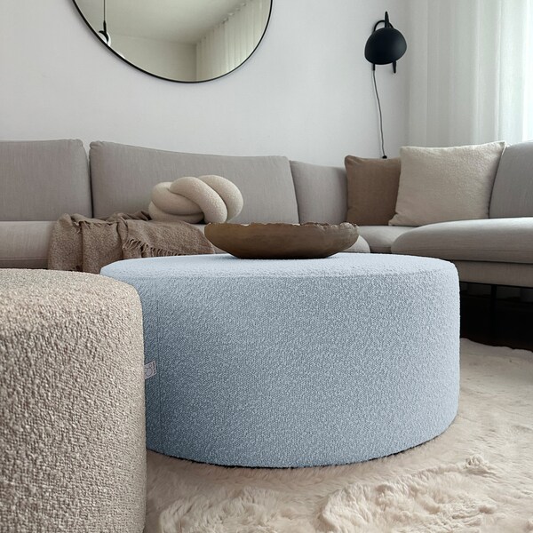 Blue Pouf - Etsy