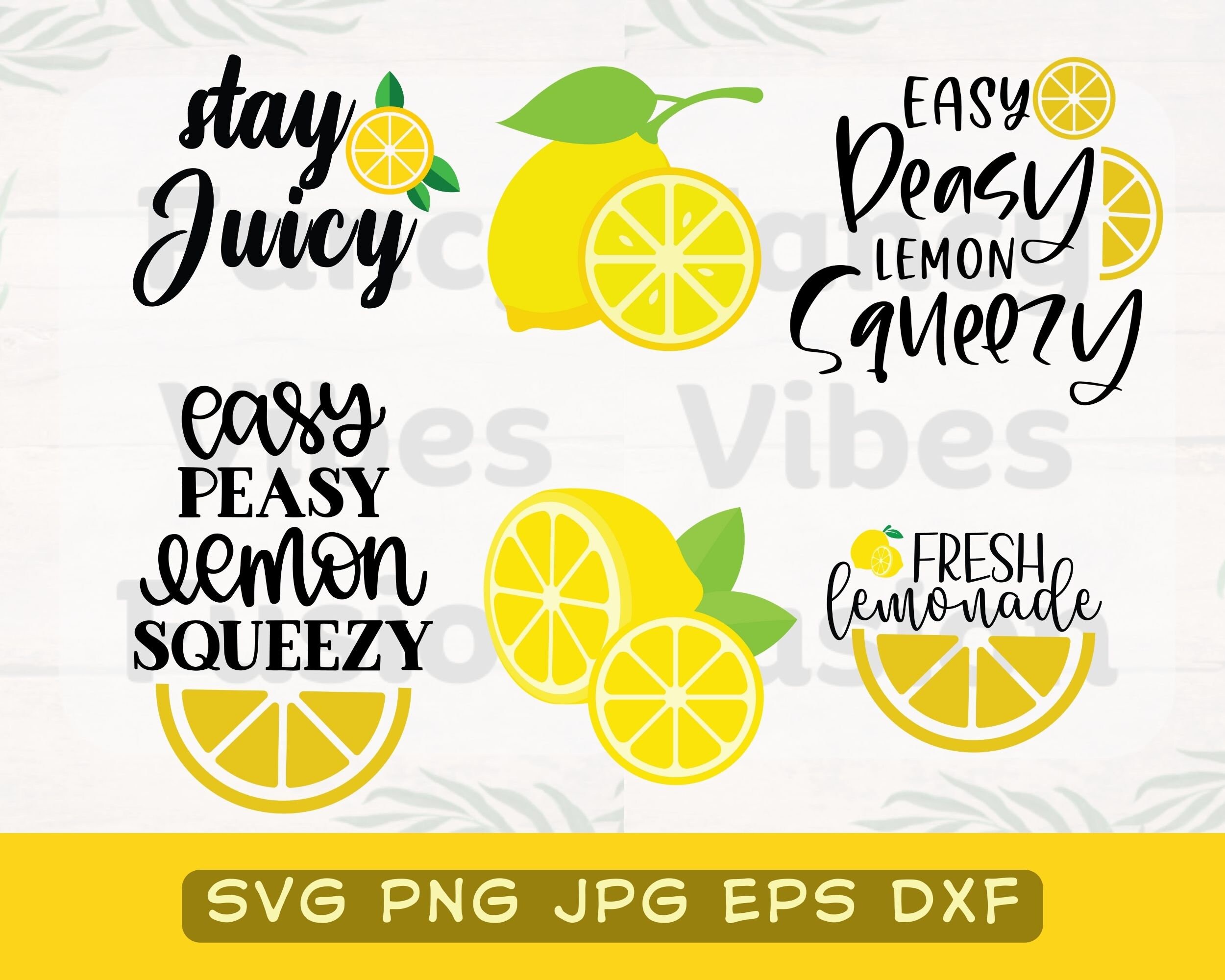 Lemon Svg Bundle, Lemon Png, Lemons Svg, Hello Summer Svg, Lemon Tree ...