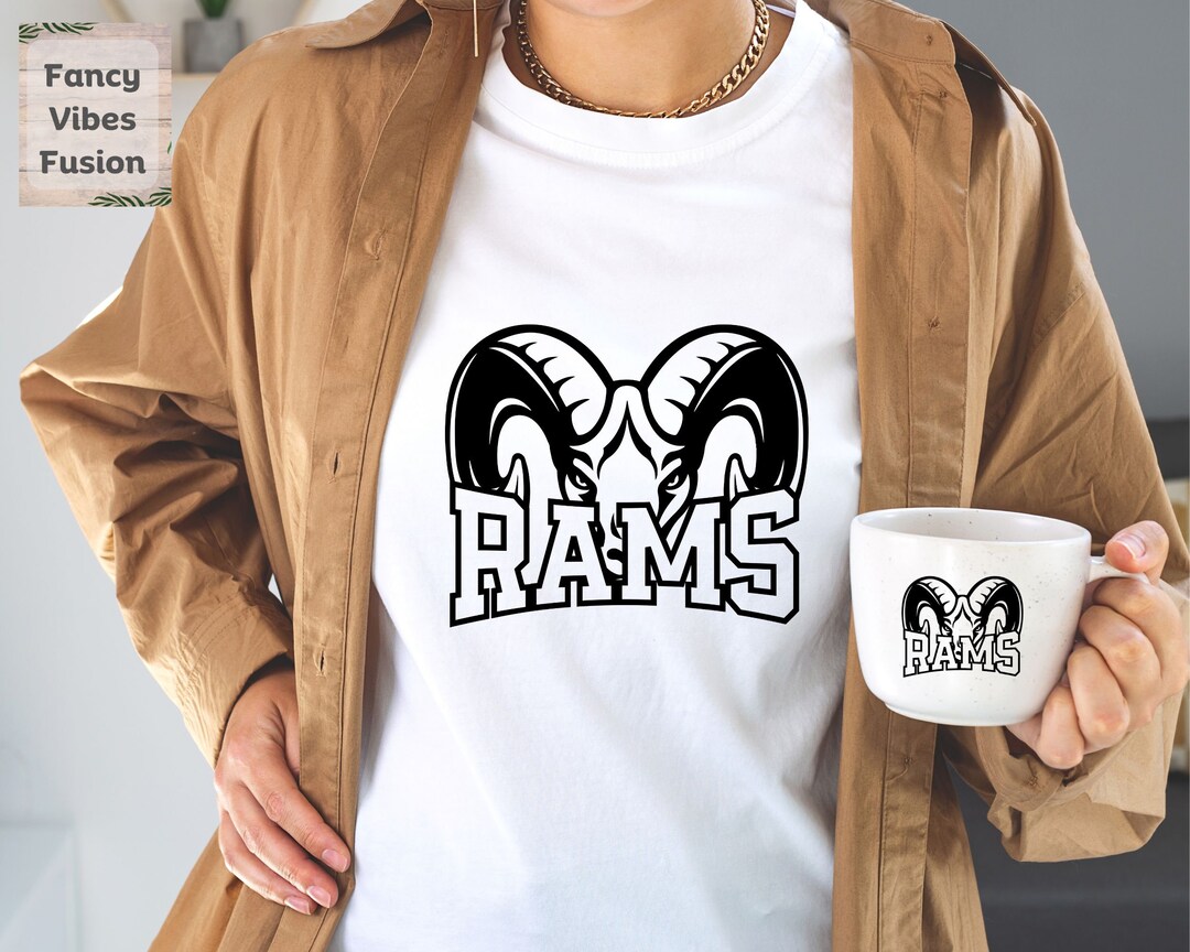 Rams Head SVG: Sports Fan Shirt Design (digital Download) - Etsy