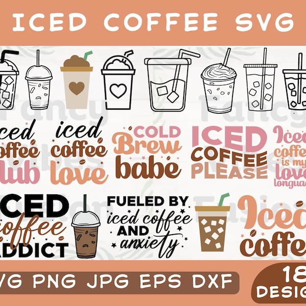 Iced Coffee Sticker - Etsy