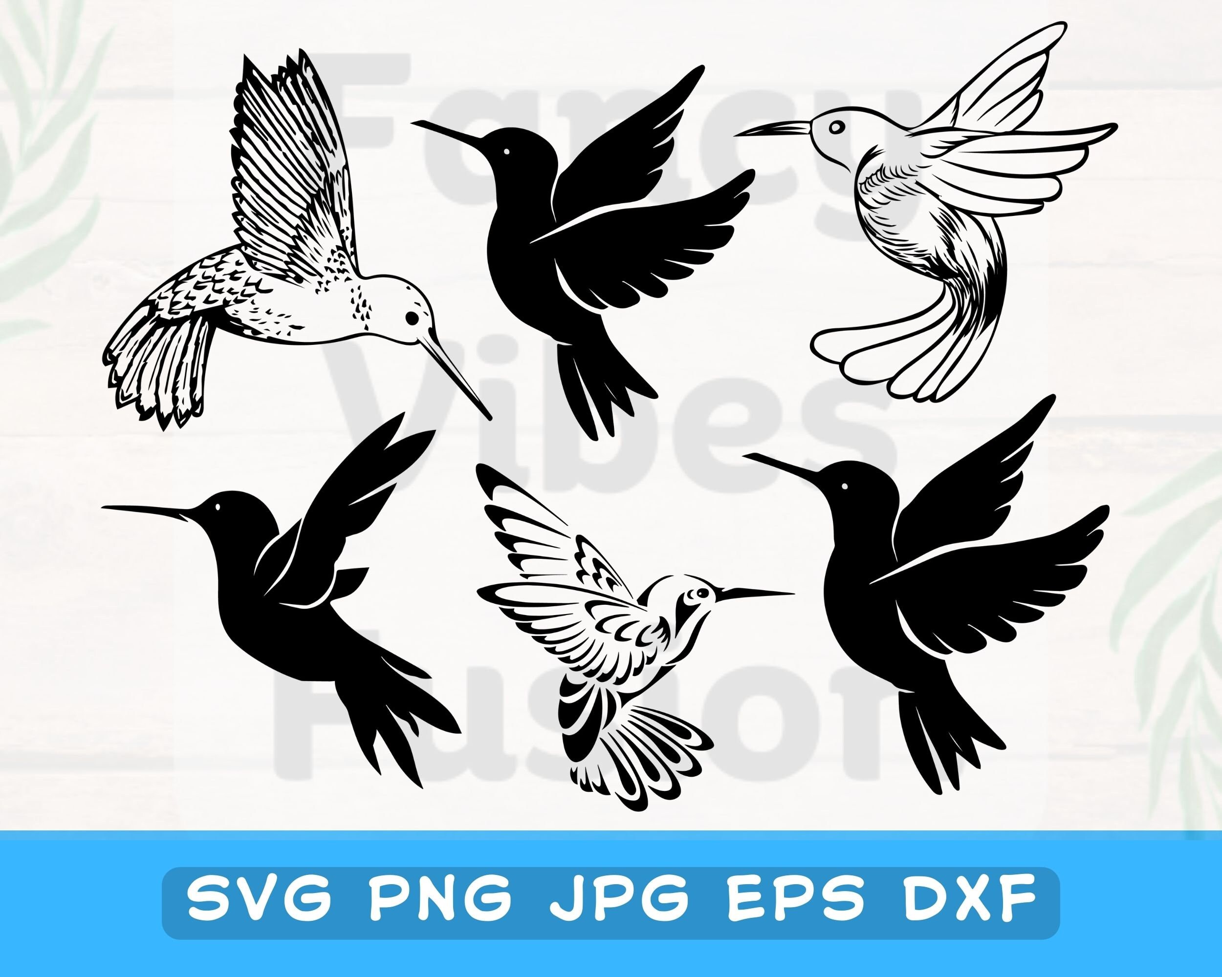 Hummingbird Svg, Humming Birds Svg, Bird Svg, Flying Bird Svg ...