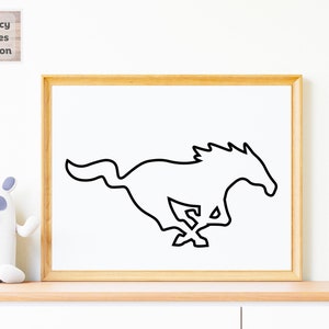 Mustang Horse SVG Bundle, Cricut Cut Files (digital Download) - Etsy