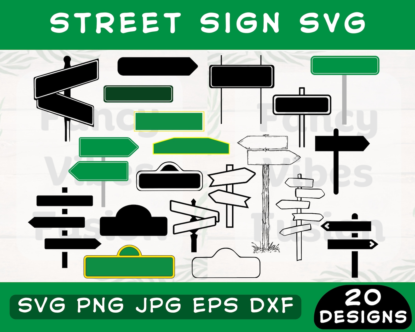 Street Sign Svg, Street Sign Svg Bundle, Street Name Sign Svg ...
