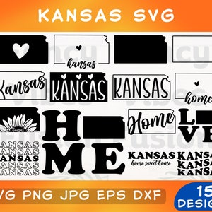 Kansas Svg, Kansas City Svg, Kansas State Svg, Kansas Outline Svg ...