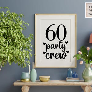 60th Birthday Queen SVG Bundle, Cut Files (digital Download) - Etsy