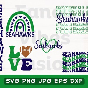 Seahawks SVG Bundle, Football Designs (digital Download) - Etsy
