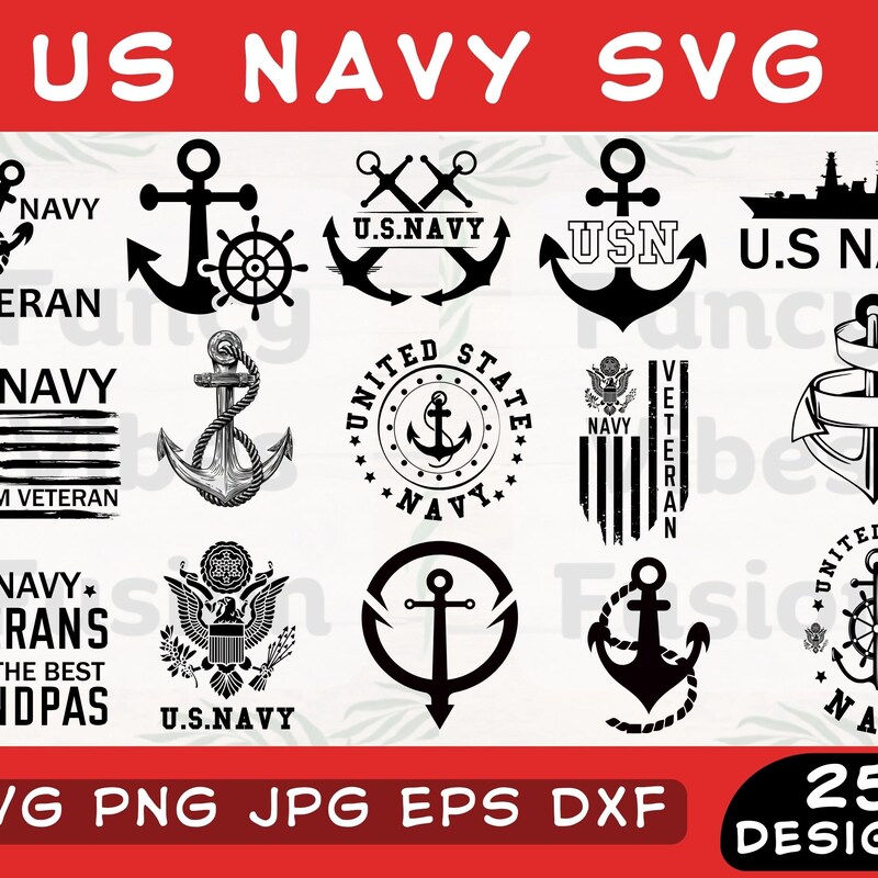Navy Svg - Etsy