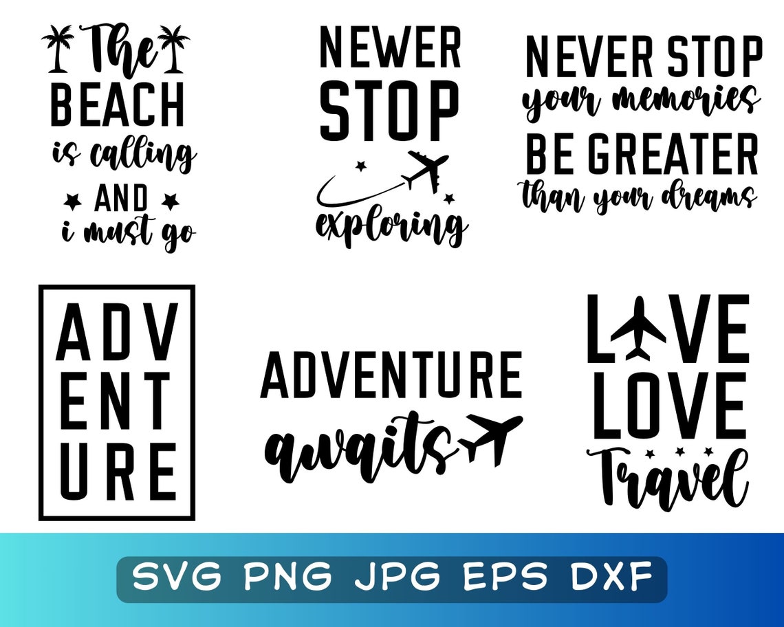 Travel Svg Bundle, Funny Travel Svg, Traveling Svg, Adventure Svg ...