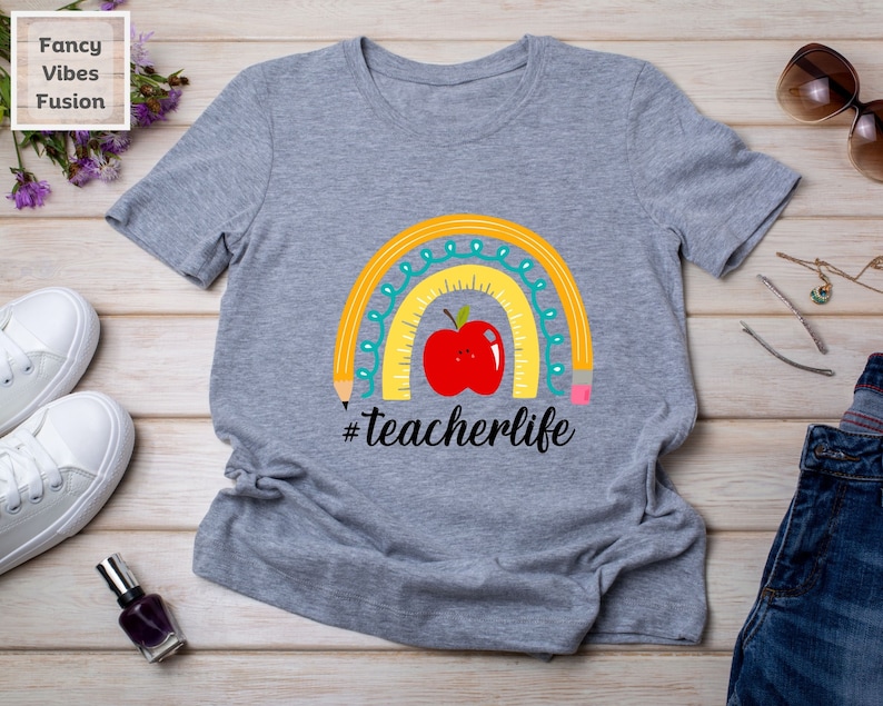 Boho Teacher Rainbow SVG Bundle, Clipart (digital Download) - Etsy