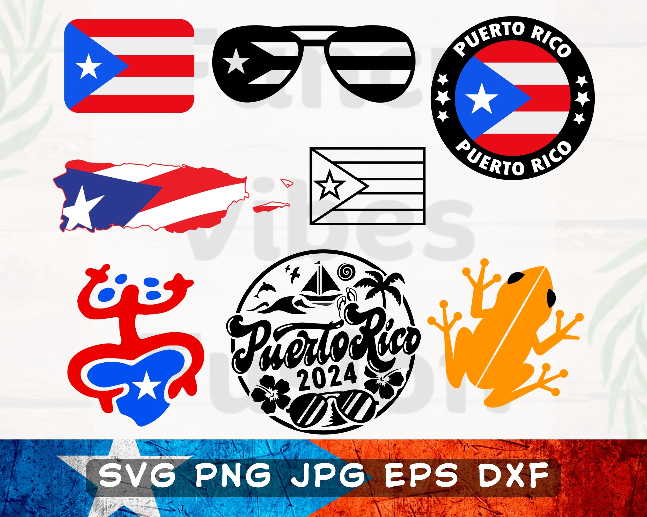 Puerto Rico Svg, Puerto Rico Svg Bundle, Puerto Rico Flag Svg, Puerto Rico Frog, Latina Svg ...