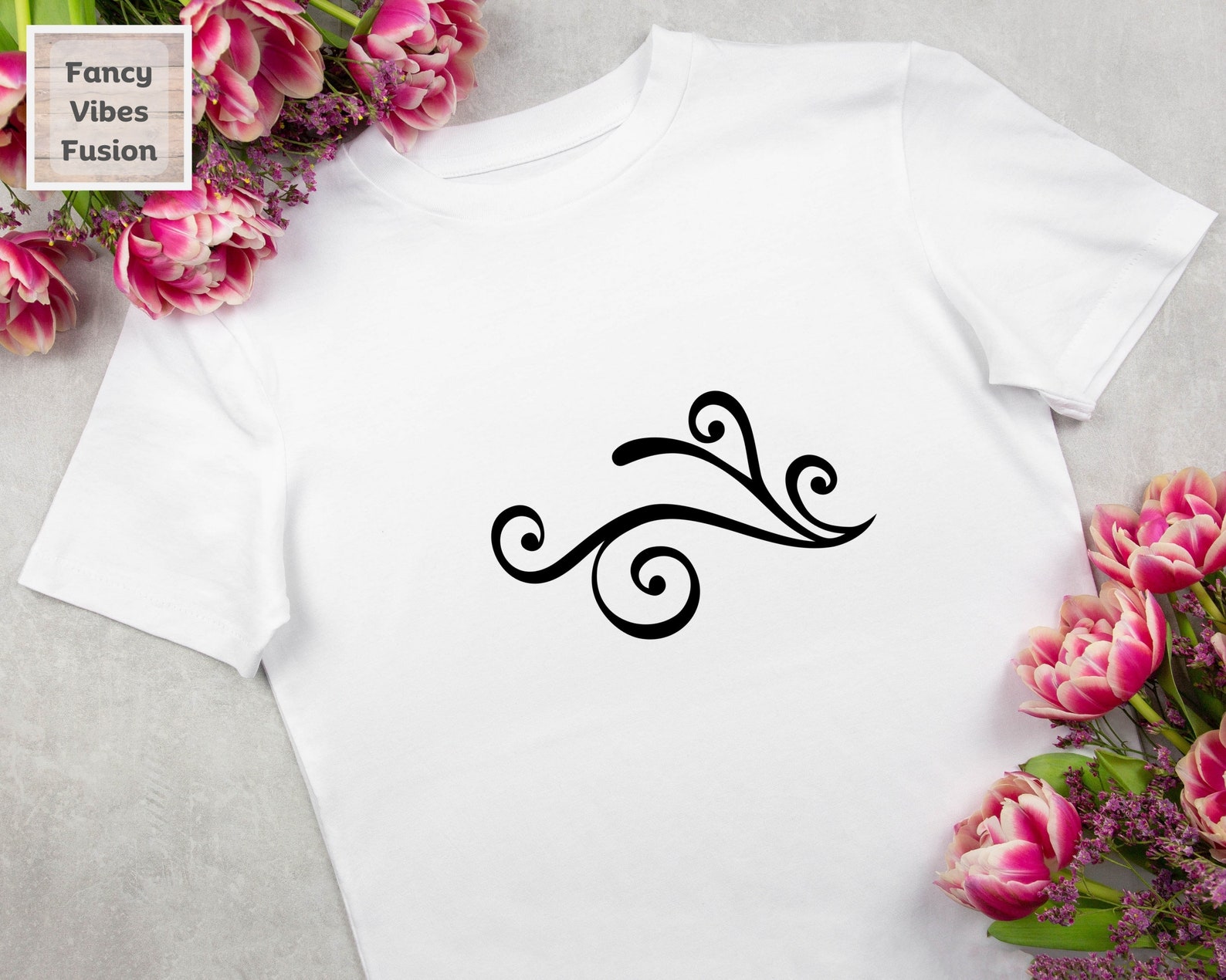 Swirl Svg, Swirls Svg, Swirl Clipart, Swirl Heart Svg, Flourish Svg ...