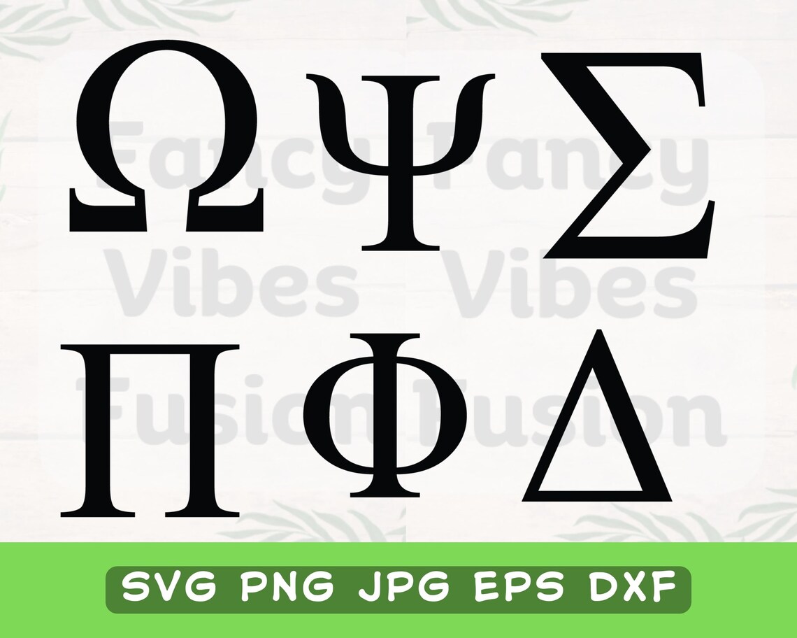 Greek Letters Svg, Greek Alphabet Svg, Greek Letters Font Svg, Sorority ...