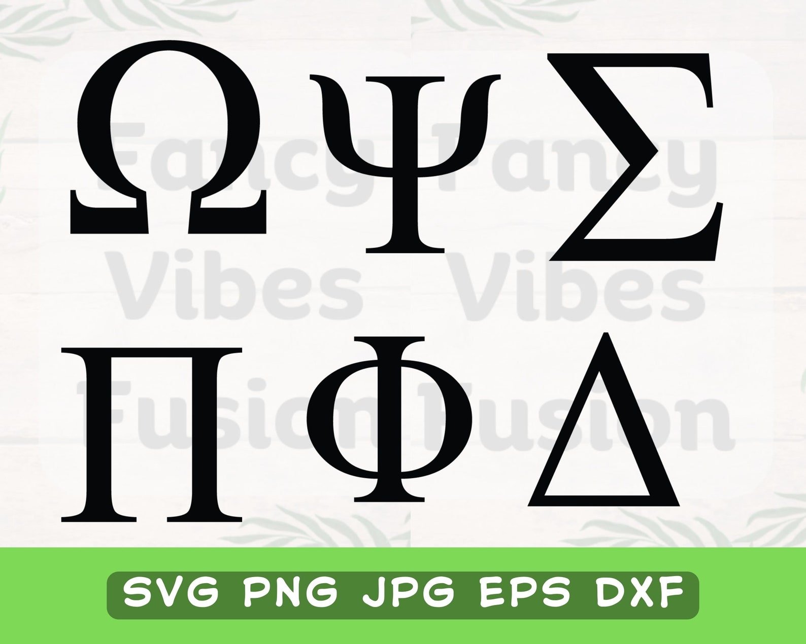 Greek Letters SVG Font: Sorority Alphabet (digital Download) - Etsy