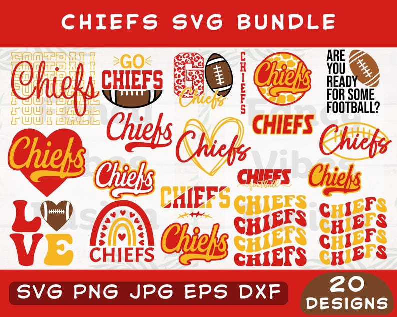 Chiefs Svg, Chiefs Svg Bundle, Chiefs Png Bundle, Chiefs Shirt Svg ...