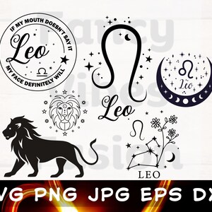 Leo Svg, Leo Zodiac Svg, Zodiac Svg, Zodiac Leo Sign Svg, Leo Png, Leo ...