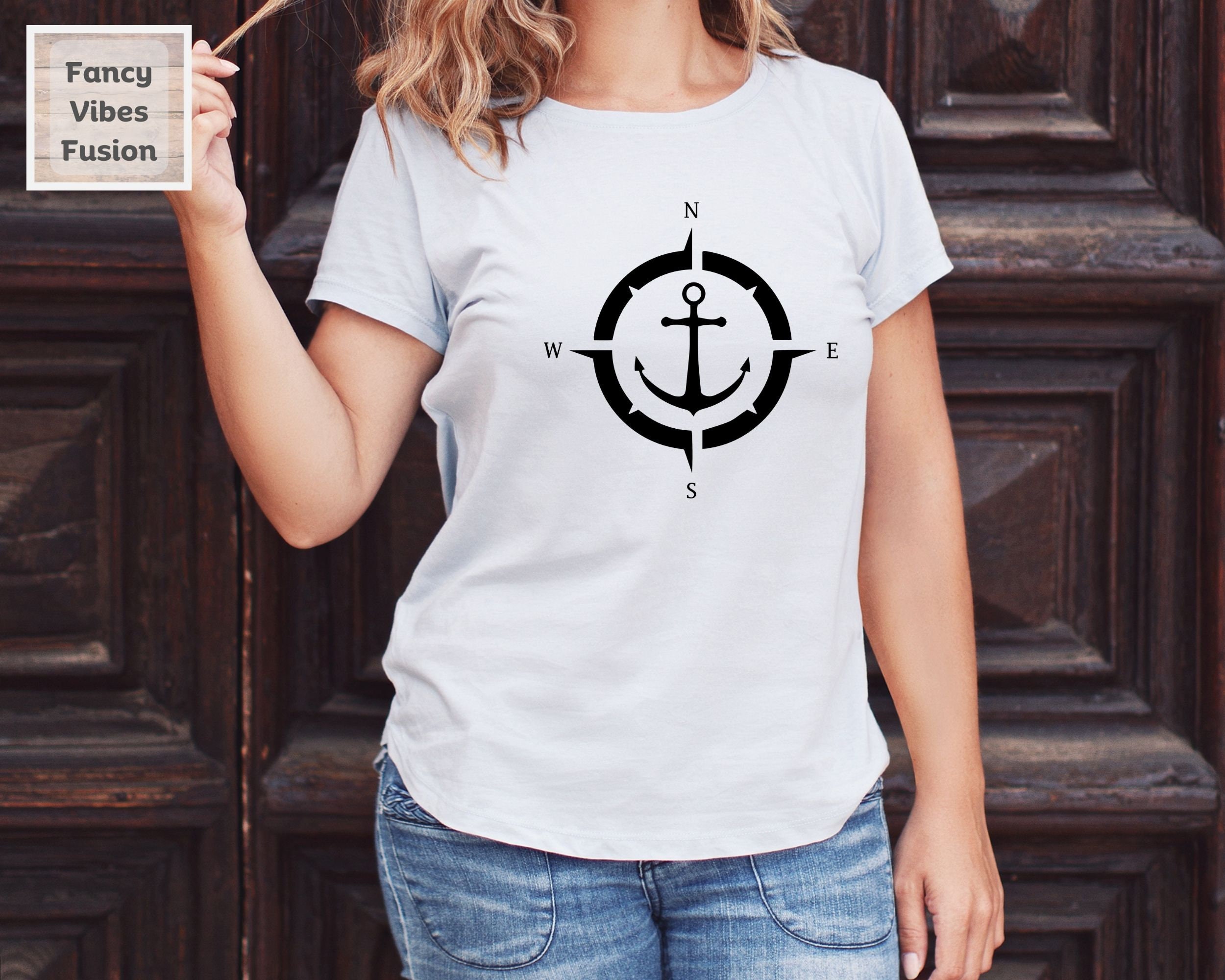 Compass Svg, Anchor Svg, Engraved Compass, Cruise Svg, , Compass Rose ...