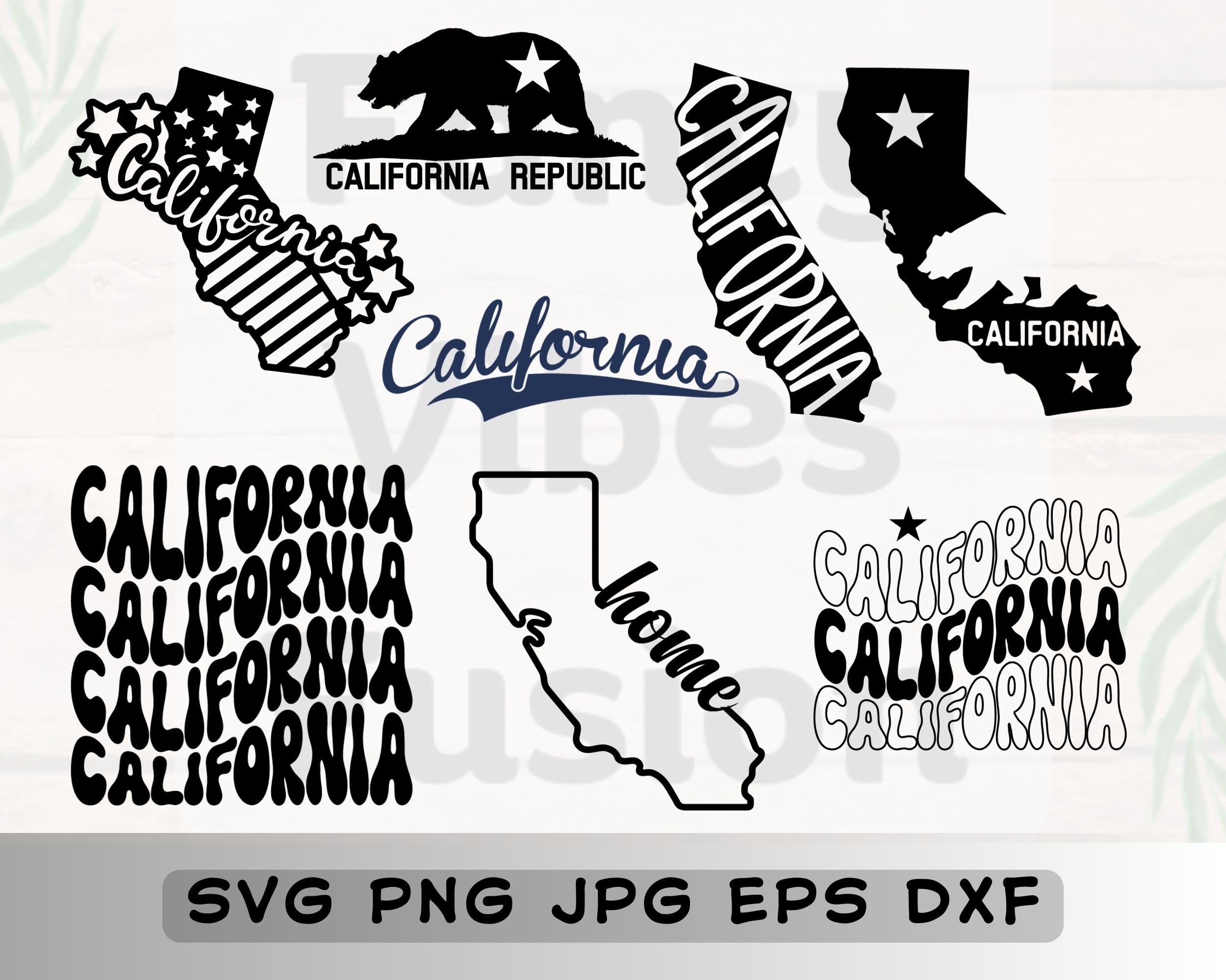California Svg, California Png, California Souvenir, California Gifts ...