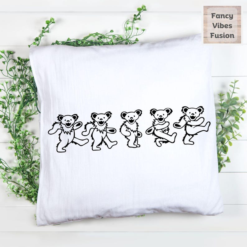 Grateful Dead Dancing Bear SVG Bundle (digital Download) - Etsy