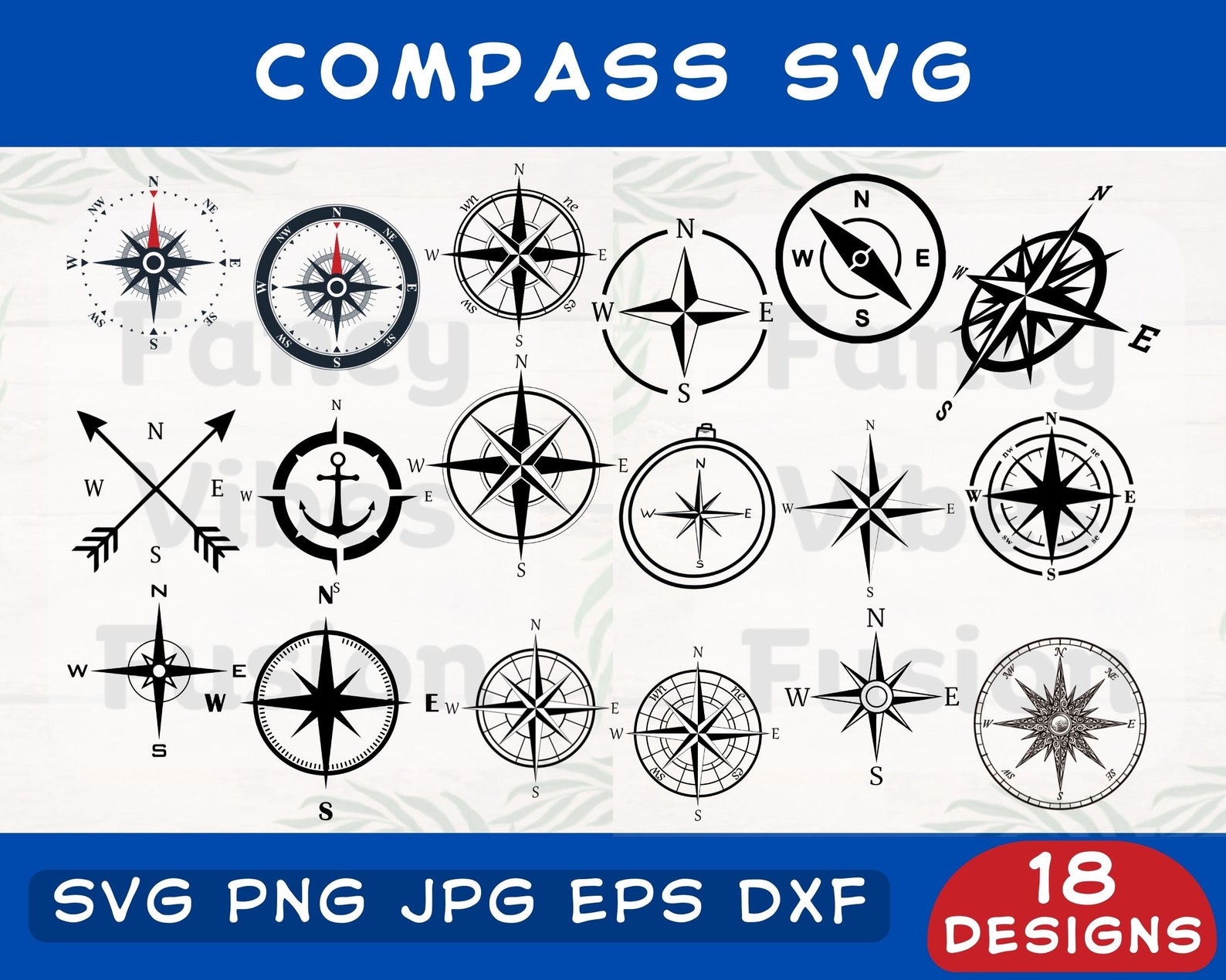 Compass Svg, Anchor Svg, Engraved Compass, Cruise Svg, , Compass Rose ...