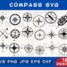 Compass Svg, Anchor Svg, Engraved Compass, Cruise Svg, , Compass Rose ...