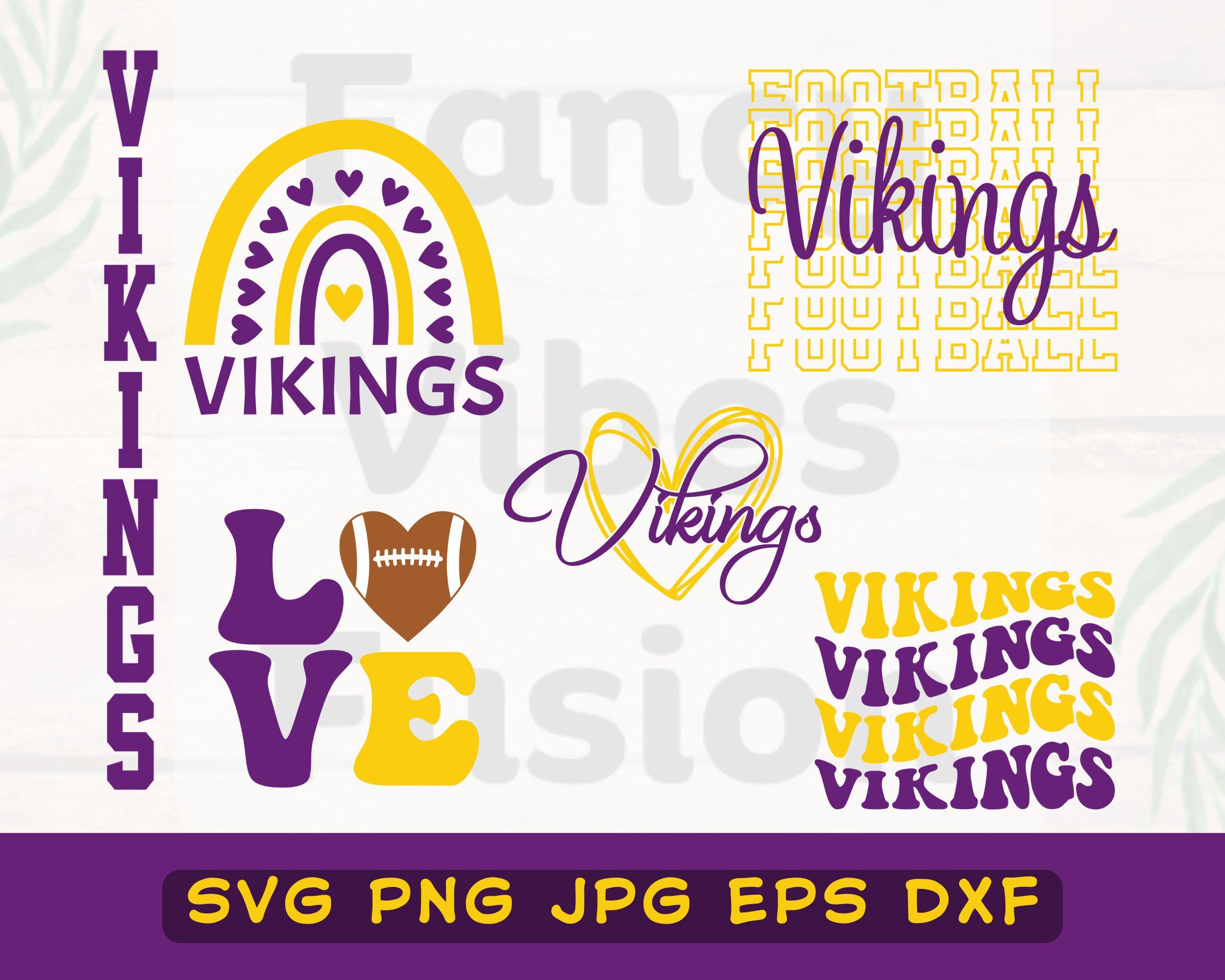 Vikings Football SVG Bundle, Shirt Designs (digital Download) - Etsy