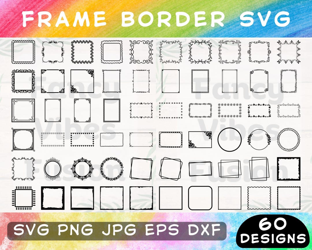 Frame Border Svg, Decorative Elements Svg, Fancy Frames Svg, Ornaments ...