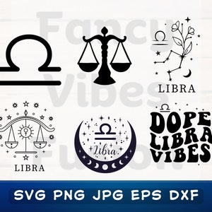 Libra Zodiac SVG Bundle, Constellation Designs (digital Download) - Etsy