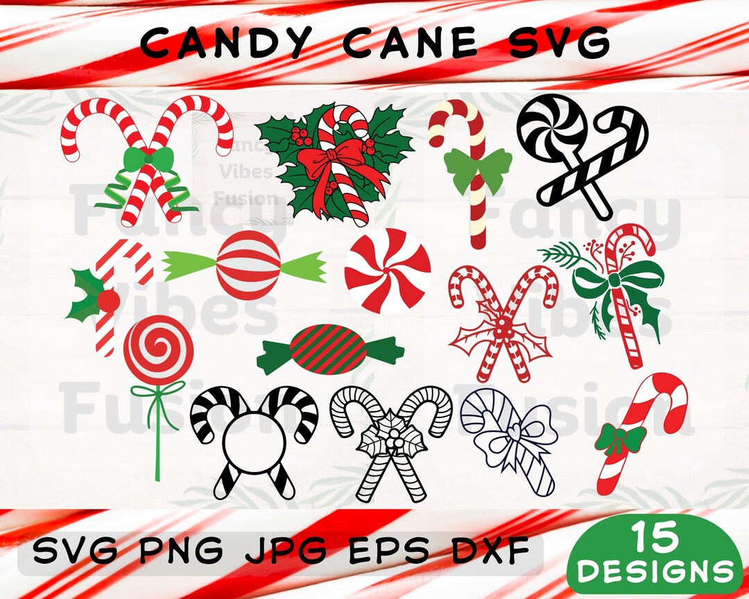 Christmas Candy Cane Svg, Candy Cane Svg, Christmas Svg Bundle ...