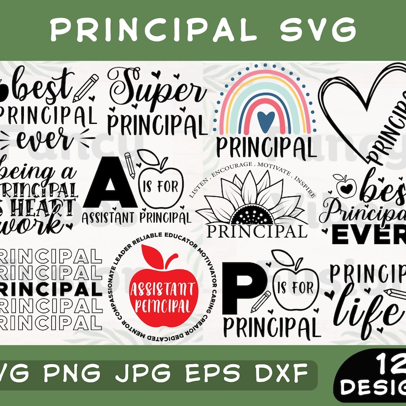 Principal Svg - Etsy