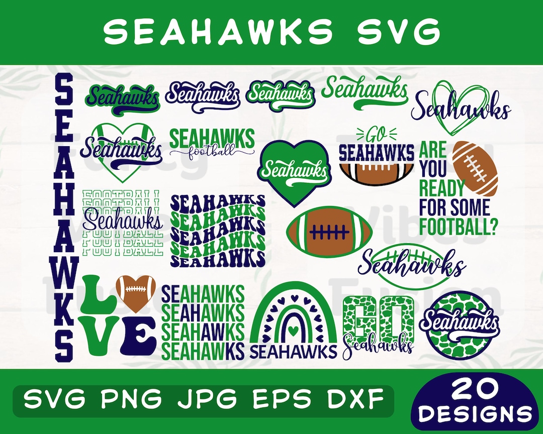 Seahawks SVG Bundle, Football Designs (digital Download) - Etsy