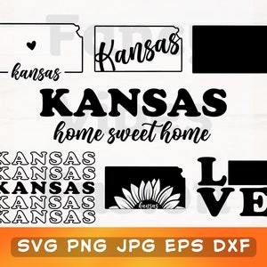 Kansas Svg, Kansas City Svg, Kansas State Svg, Kansas Outline Svg ...