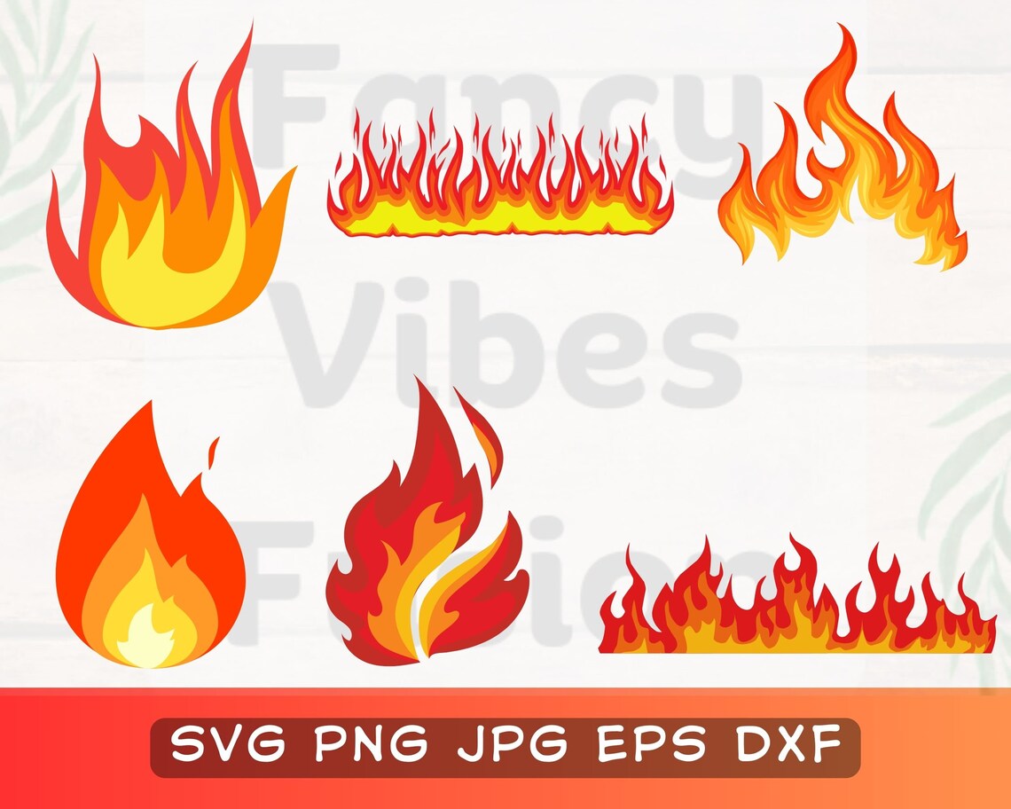 Fire Svg Bundle, Fire Png, Fire Flames Svg, Fire Clipart, Fire Flames ...