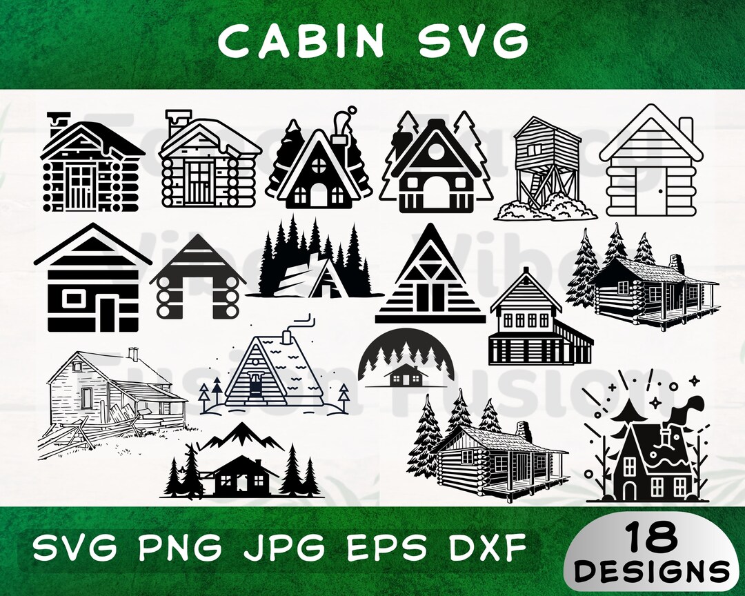 Cabin Svg, Cabin Svg Bundle, Camping Svg, Lake Life Svg, Hunting Svg ...