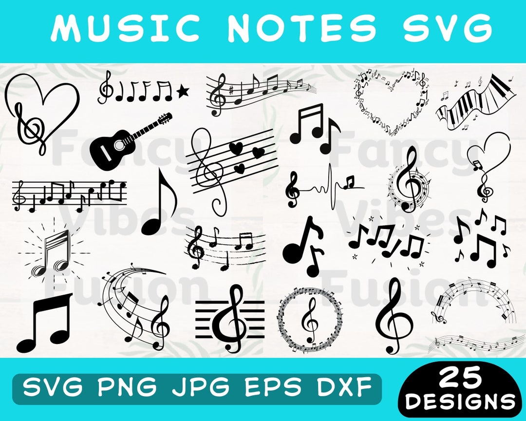 Music Notes Svg, Music Symbols, Guitar Svg, Piano Svg, Music Teacher ...