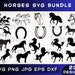Horses Svg Bundle, Horse Svg, Horse Lover Svg, Horseshoe Svg, Farm ...