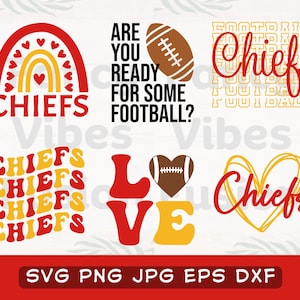 Chiefs Svg, Chiefs Svg Bundle, Chiefs Png Bundle, Chiefs Shirt Svg ...