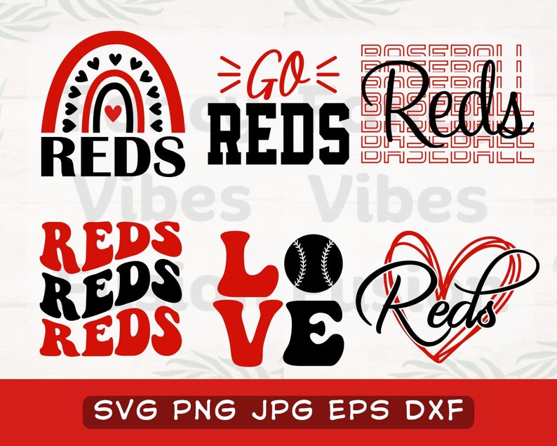 Reds Svg Bundle, Reds Svg, Reds Png Bundle, Reds Shirt Svg, Instant ...