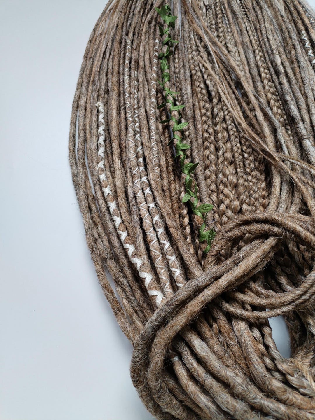 Boho Blonde Single Double Ended Dreads Set, Мix De Dreadlocks and De ...