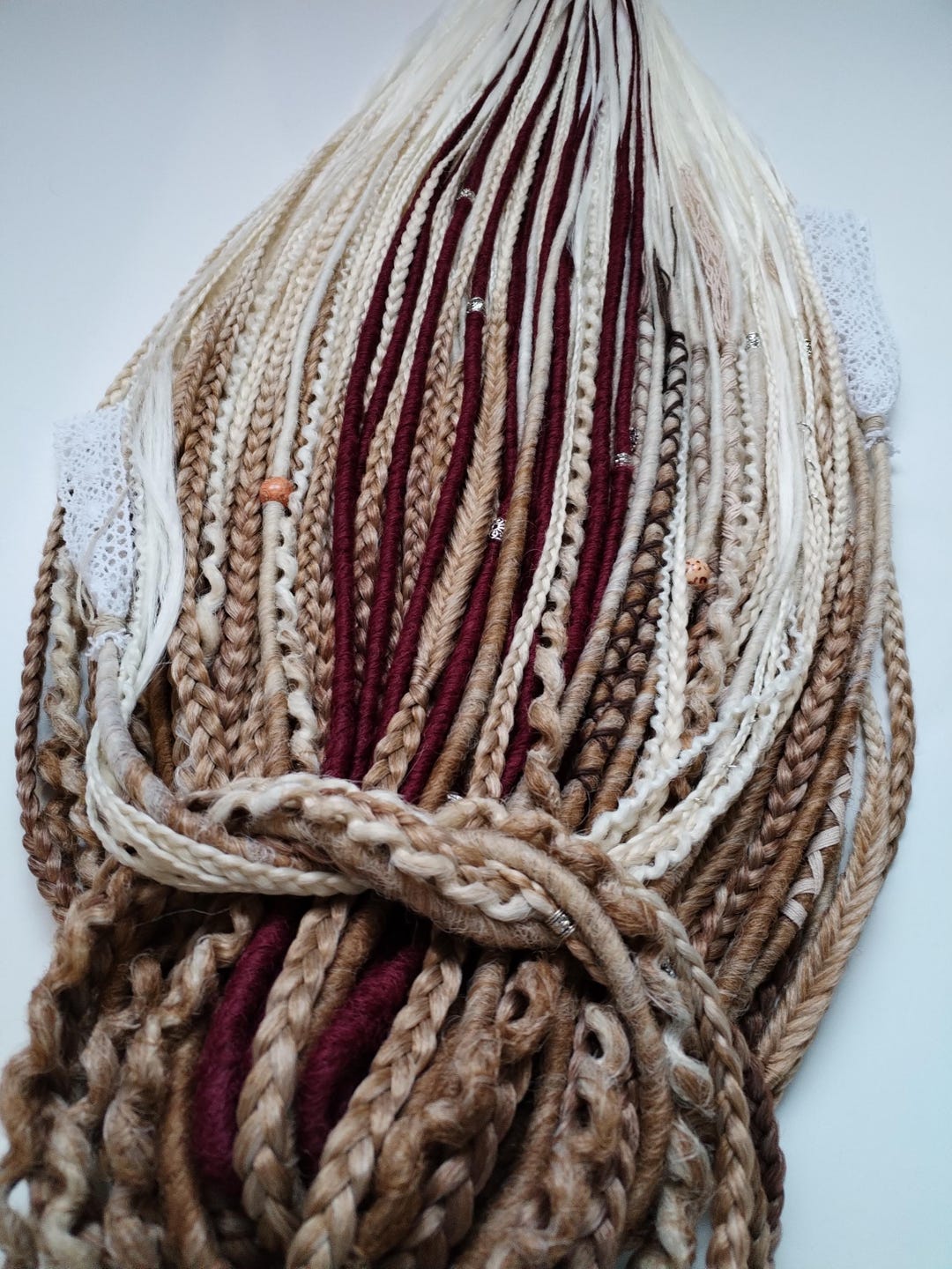 Synthetic Dreadlock Extensions, Double Ended Dread Extension, Faux ...